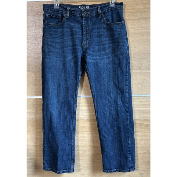 Levi's | Jeans | Signature By Levi Strauss Jeans Mens 36x3 Blue Relaxed ...